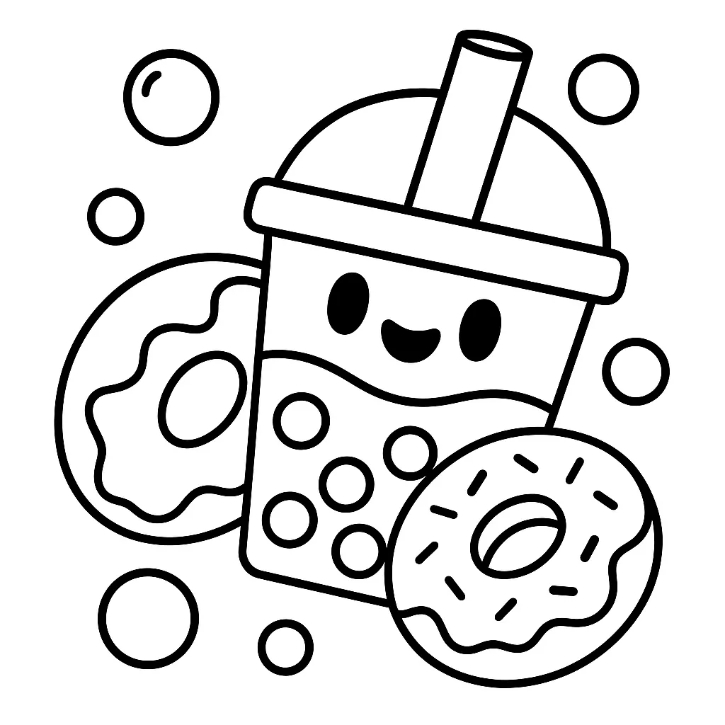 16+ Donuts Coloring Pages (Bold & Easy) – Free PDF Printables