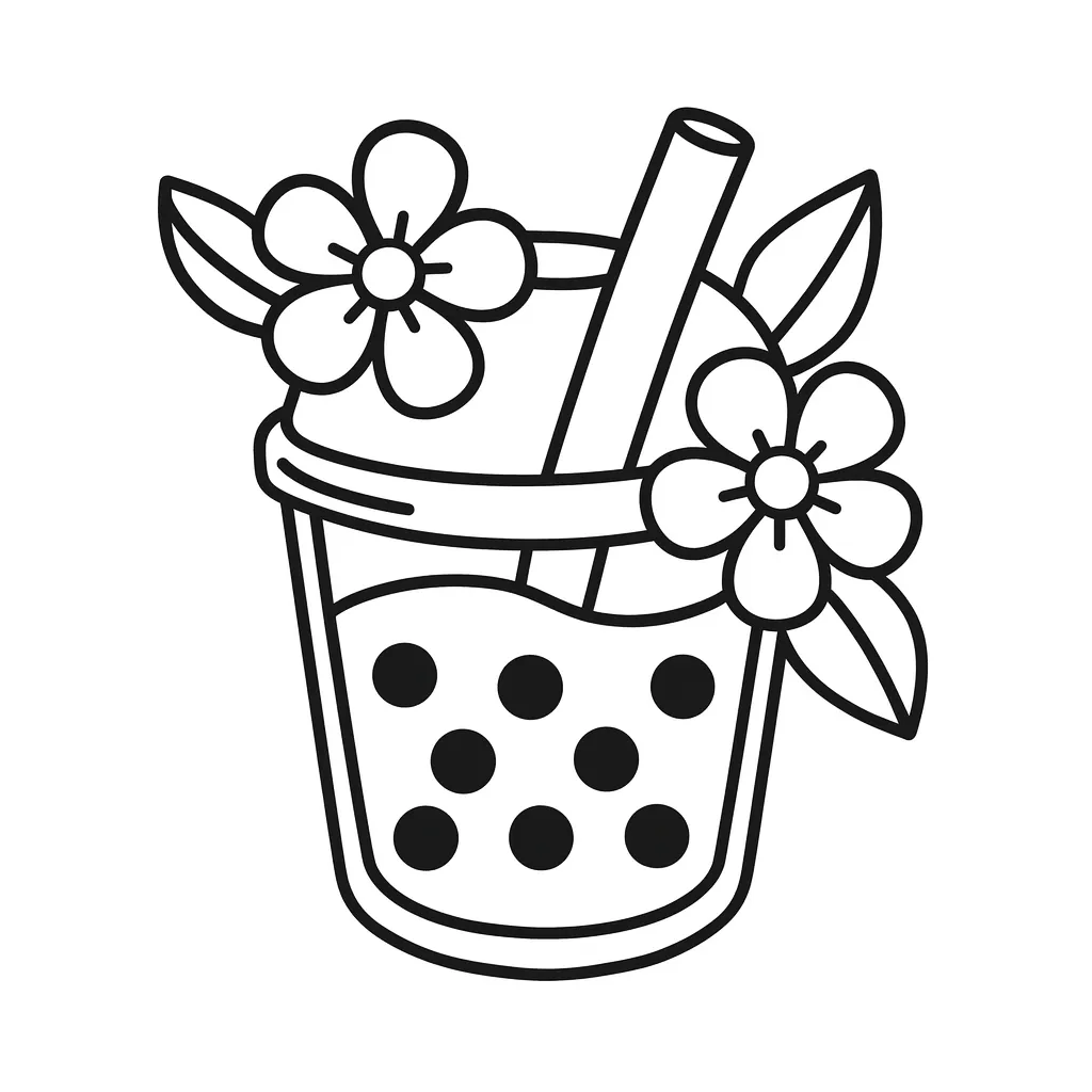 16+ Boba Coloring Pages (Bold & Easy) – Free PDF Printables