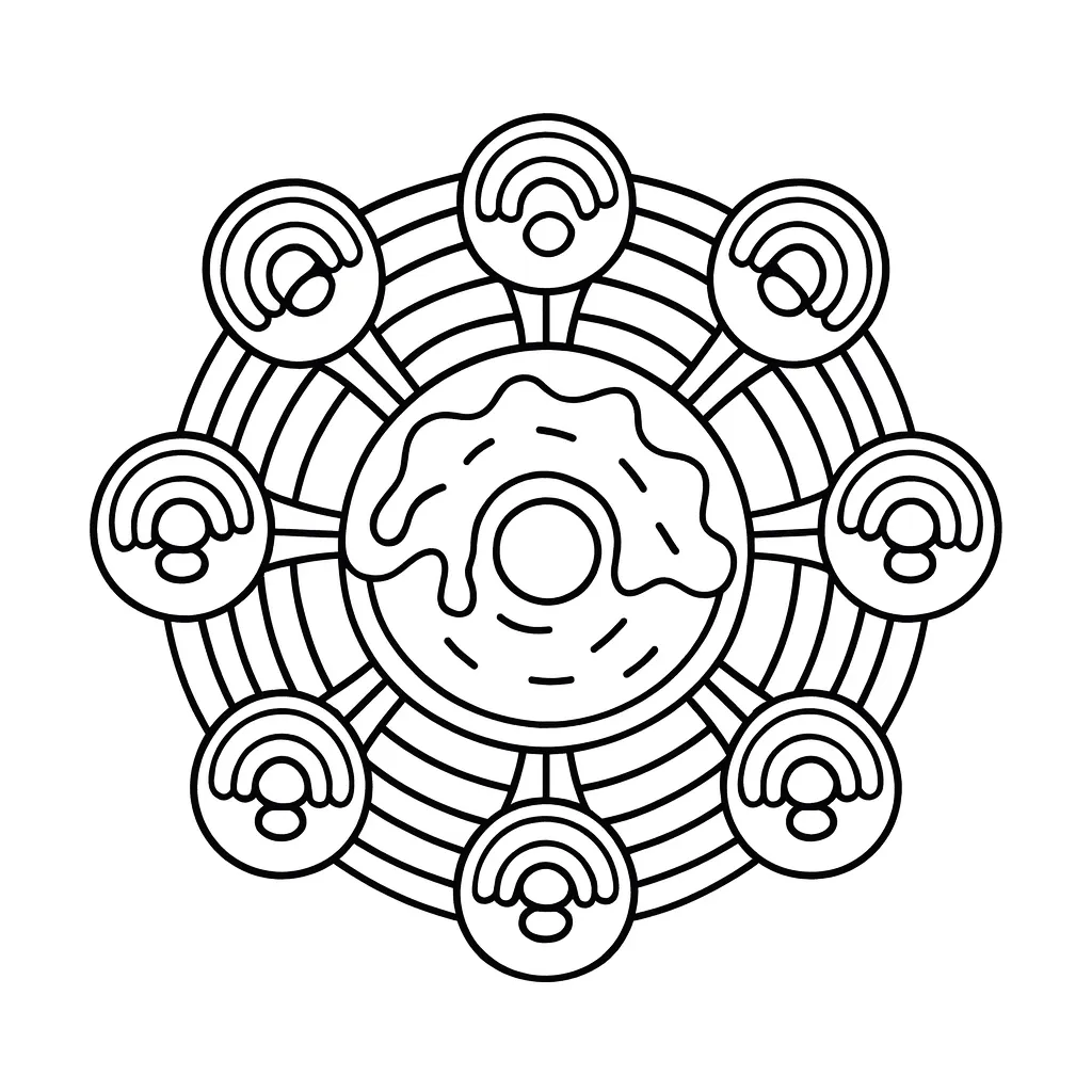 16+ Donuts Coloring Pages (Bold & Easy) – Free PDF Printables